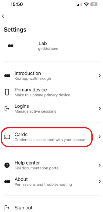 Lost or stolen credential | Kisi Product Documentation